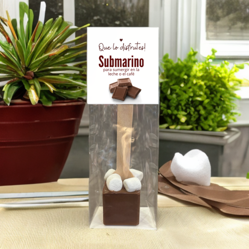 Submarino Clásico con Marshmallows – Choco Bom